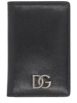 Dolce & Gabbana Card Holder With Logo - Black