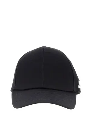 COURREGES Baseball Hat With Logo - Black