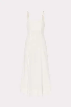 MILLY Linen Cover-up Dress - White