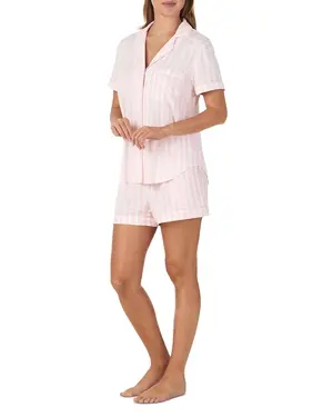 Kate Spade New York Striped Boxer Pajama Set