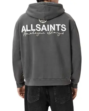 ALLSAINTS Emblem Drawstring Hoodie