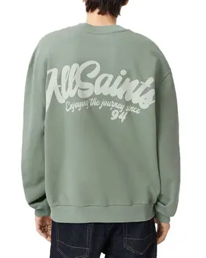 ALLSAINTS Odyssey Crewneck Logo Sweater