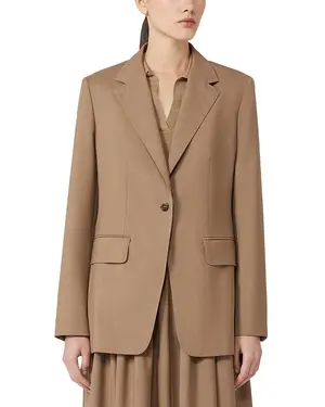 Max Mara Circense Notched Lapel Blazer