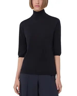 Max Mara Boa Wool Turtleneck Sweater