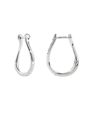 PDPAOLA Air Mini Hoop Earrings - Silver