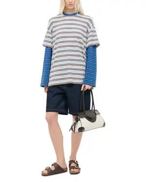 Staud William Top - Mojave Stripe