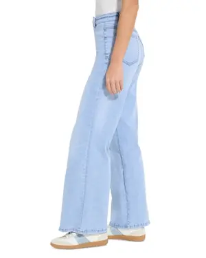 Lyssé Iris High Rise Wide Leg Jeans - Bleached Blue