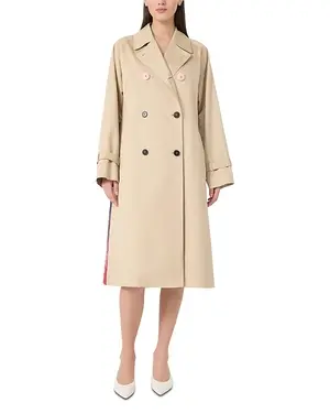 Max Mara Wksninfa Trench Coat - Plum