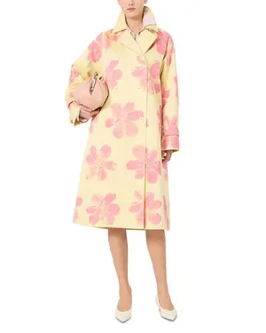 Max Mara Printed Trench Coat