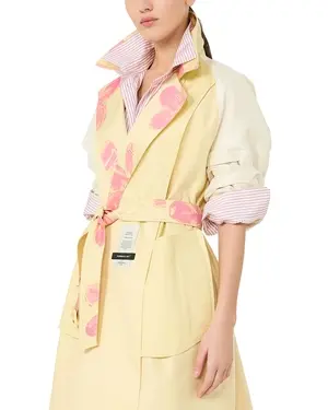 Max Mara Printed Trench Coat