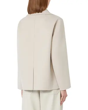 Max Mara Double-breasted Wool Jacket - Sand