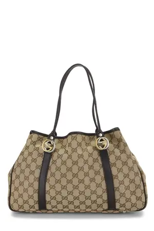 Gucci Original Gg Canvas Twins Tote - Beige