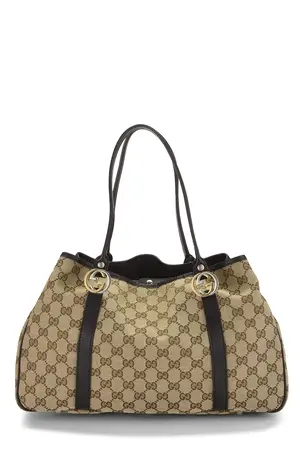 Gucci Original Gg Canvas Twins Tote - Beige
