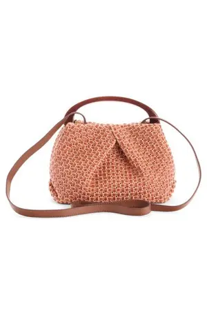 Dries Van Noten Pleated Woven Crossbody Bag