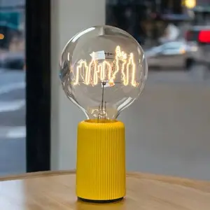 MITB New York Skyline Portable Table Lamp - Emerald