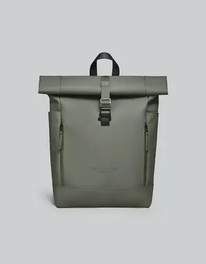 GASTON LUGA Rolltop Backpack - Olive