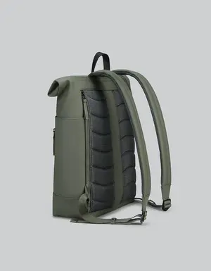 GASTON LUGA Rolltop Backpack - Olive