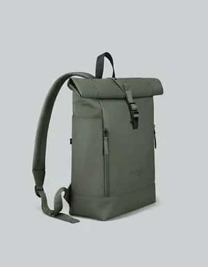 GASTON LUGA Rolltop Backpack - Olive