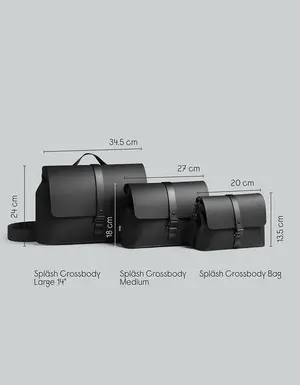 GASTON LUGA Spläsh Crossbody Bag - Granite