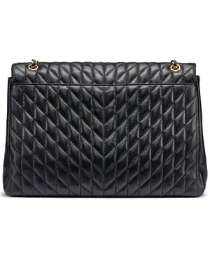 Karl Lagerfeld Paris Lafayette Jumbo Shoulder Bag - Black/gold