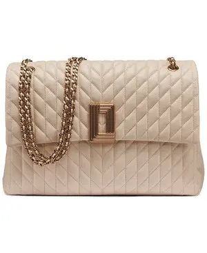 Karl Lagerfeld Paris Lafayette Jumbo Shoulder Bag - Brie