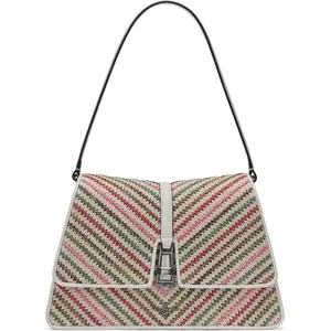 Karl Lagerfeld Paris Silver Tone Shoulder Bags