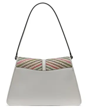 Karl Lagerfeld Paris Mercerie Chevron Shoulder Bag - Multi Combo