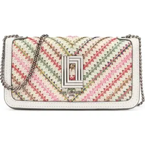 Karl Lagerfeld Paris Kosette Raffia Shoulder Bag - Multi Combo
