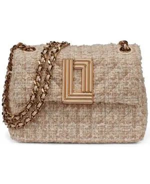 Karl Lagerfeld Paris Lafayette Boucle Crossbody - Neutral