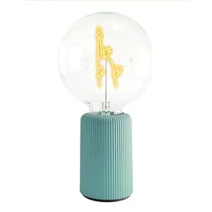MITB Statue Of Liberty Portable Table Lamp - Blue