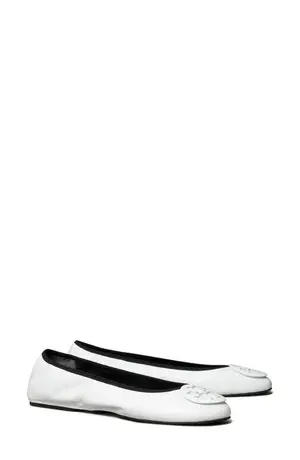 Tory Burch Reva Ballet Flat - Optic White/optic White