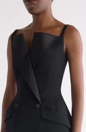 Givenchy Sleeveless Wool Tailoring Minidress