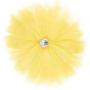 MINI CELEBRITIES Lotus Hair Clip - Yellow