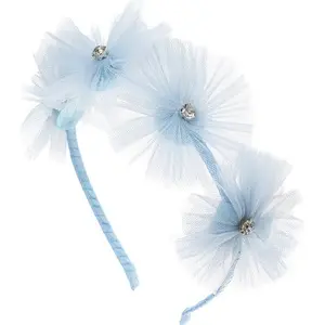MINI CELEBRITIES Daisy Headbands - Cool Blue
