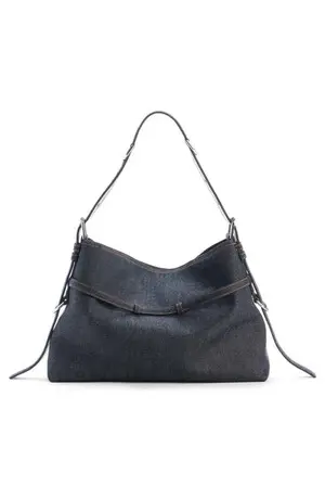 Givenchy Large Voyou Denim Shoulder Bag