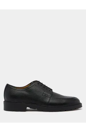 Bally Eduard Derby In Grained Leather - Black