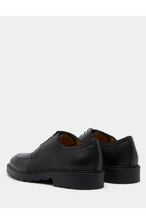 Bally Eduard Derby In Grained Leather - Black