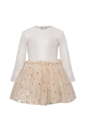 MINI CELEBRITIES Tutu Skirt Set - Sand Beige