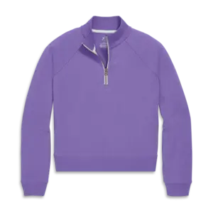 PRIMARY Half-zip French Terry Sweatshirt - Violet