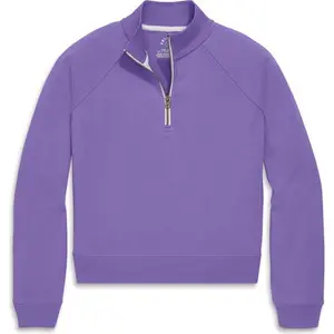 PRIMARY Half-zip French Terry Sweatshirt - Violet
