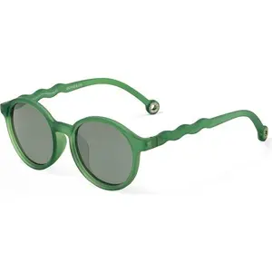 OLIVIO Adult Oval Sunglasses - Olive Green