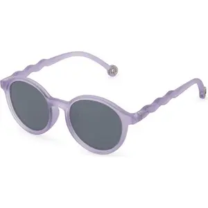 OLIVIO Adult Oval Sunglasses Purple Coral