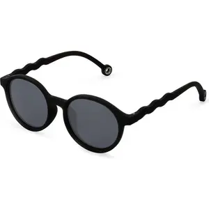 OLIVIO Adult Oval Sunglasses Squid Black