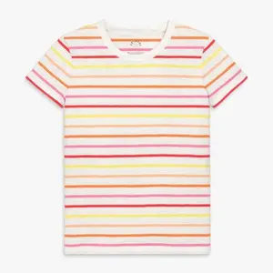 PRIMARY Adult Multi Stripe Classic Tee - Warm Multi Stripe