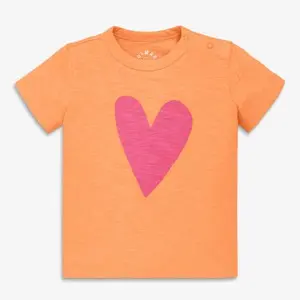 PRIMARY Baby Heart Tee - Goldfish Heart