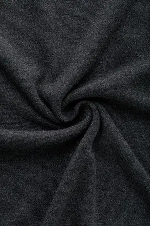 WOLF VS. GOAT (WVG) Heavyweight Viscose Interlock Long Sleeve Crewneck - Black