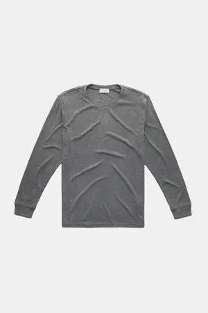 WOLF VS. GOAT (WVG) Heavyweight Viscose Interlock Long Sleeve Crewneck
