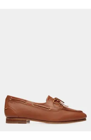 Bally Plume Leather Loafer