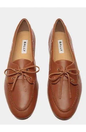 Bally Plume Leather Loafer