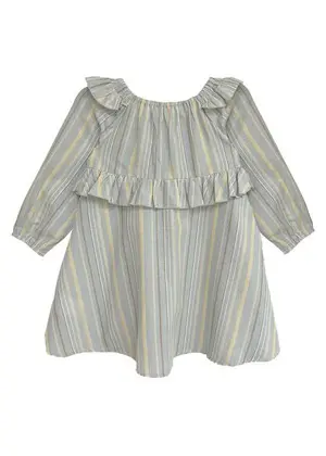 MABEL + HONEY Brooklyn Ruffled Stripe Dress